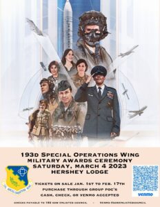 Wing Awards Ceremony/Dinner – 193 SOW Association